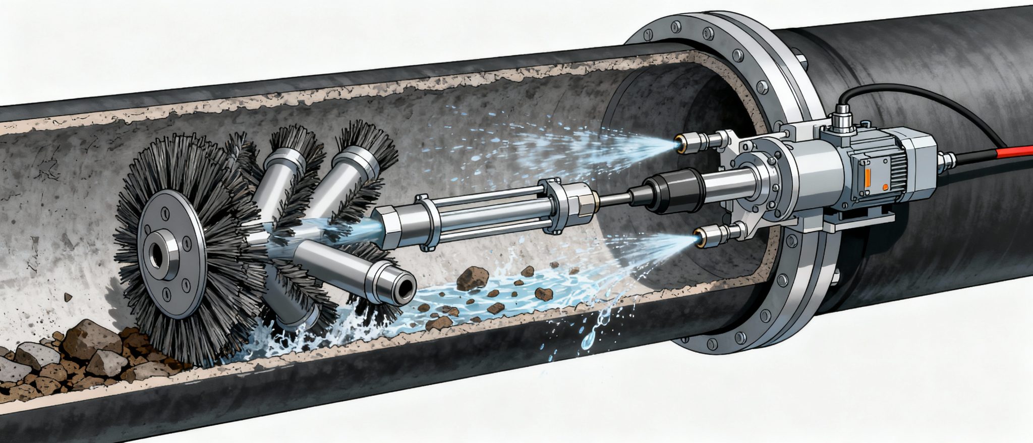 Internal Pipe Cleaning Tool – Yash Sales and Services, Pune